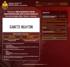 NBI CLEARANCE FOR FOREIGNERS ONLINE REGISTRATION - NBI CLEARANCE ONLINE