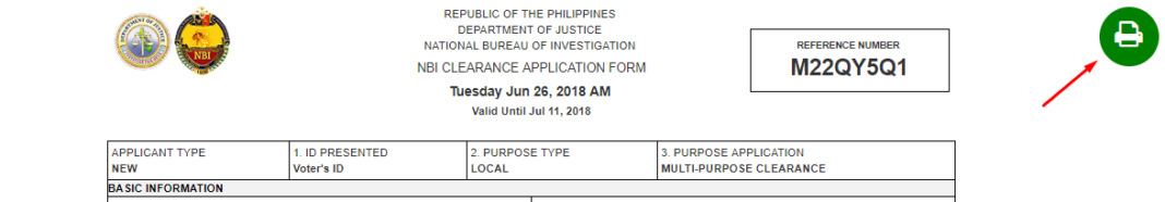SAVE YOUR NBI CLEARANCE ONLINE APPLICATION FORM - NBI CLEARANCE ONLINE