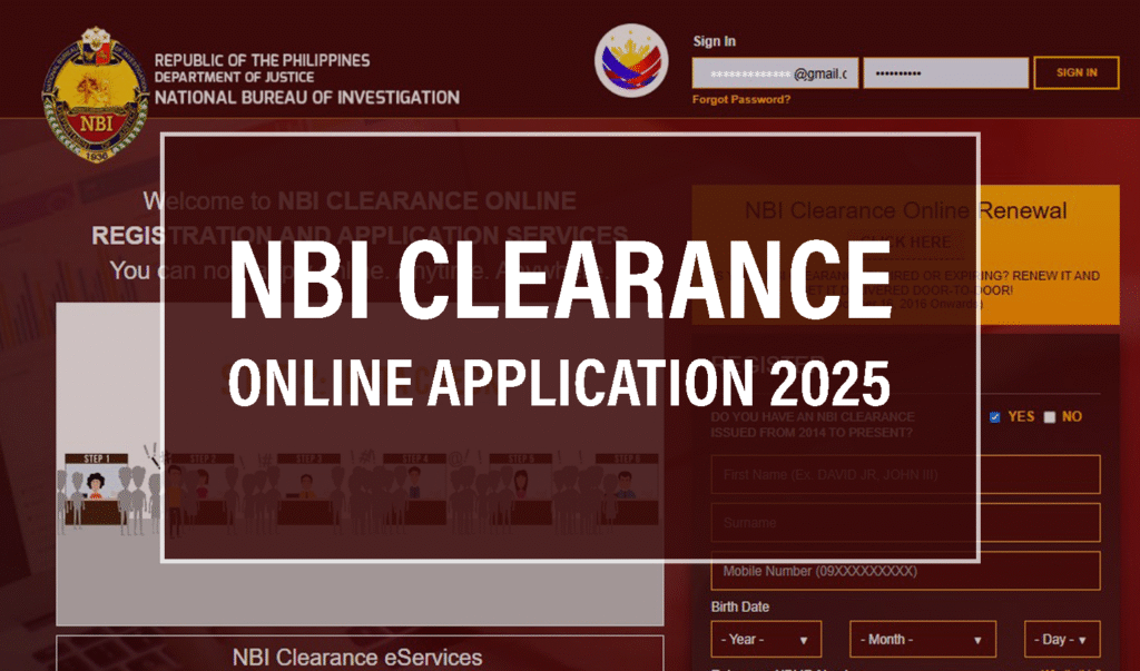 NBI CLEARANCE ONLINE APPLICATION FOR 2025 – NBI CLEARANCE ONLINE